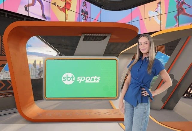 SBT Sports estreia novo cenário com Renata Saporito e traz tudo sobre as decisões dos estaduais ...